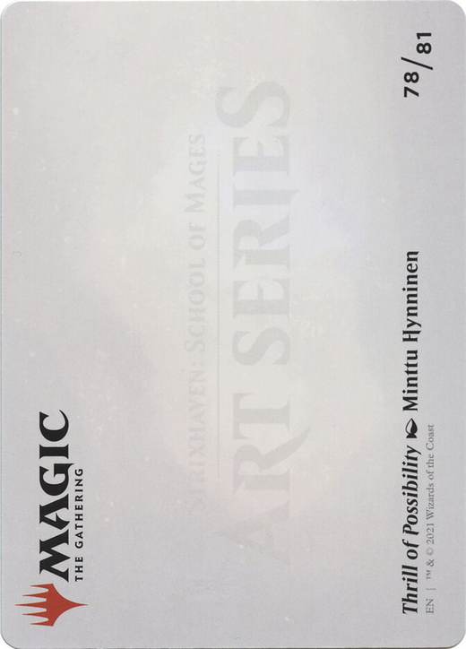 Thrill Of Possibility Card Magic The Gathering Mtg Karten
